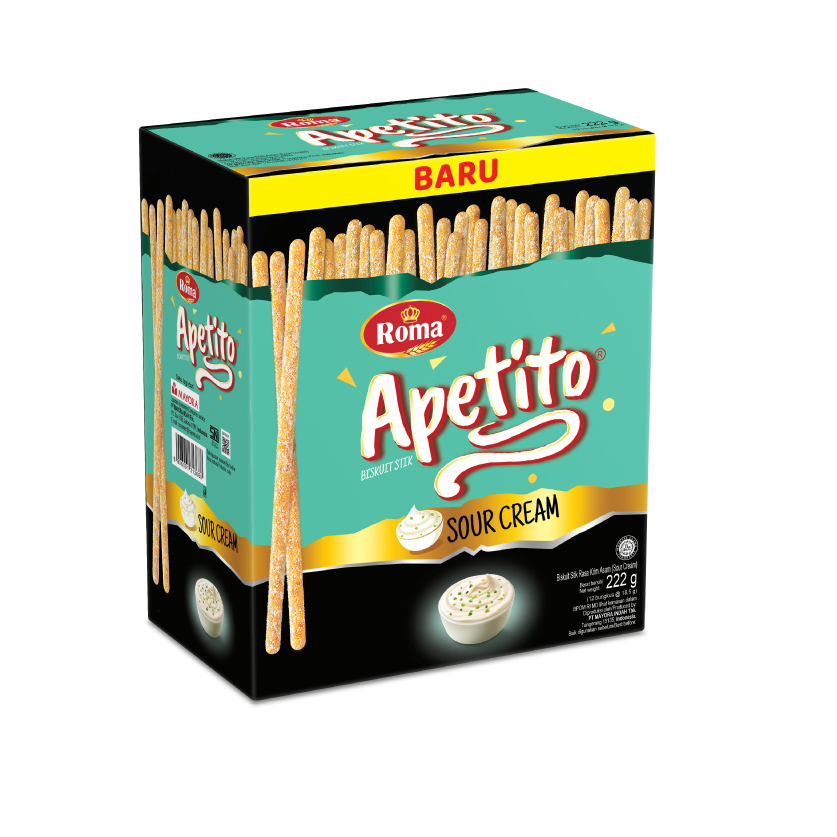 Jual Roma Apetito Sour Cream ( 1 Box Isi 10 Pcs ) | Shopee Indonesia