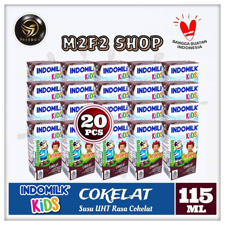 Jual Susu Indomilk Kids Kotak UHT Rasa Cokelat | Chocolate - 115 ml (Kemasan 20 Pcs) | Shopee ...