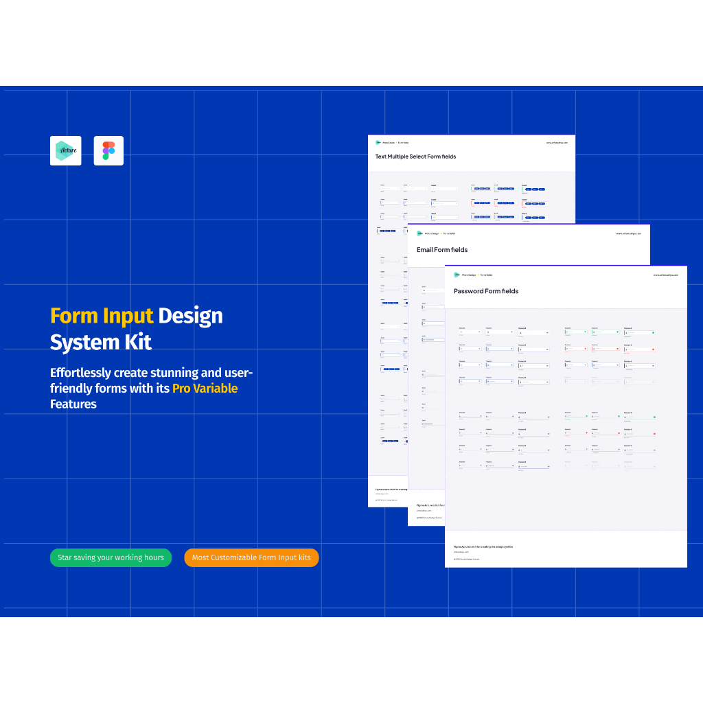 Jual Form Input Design System Kit for Figma | Shopee Indonesia