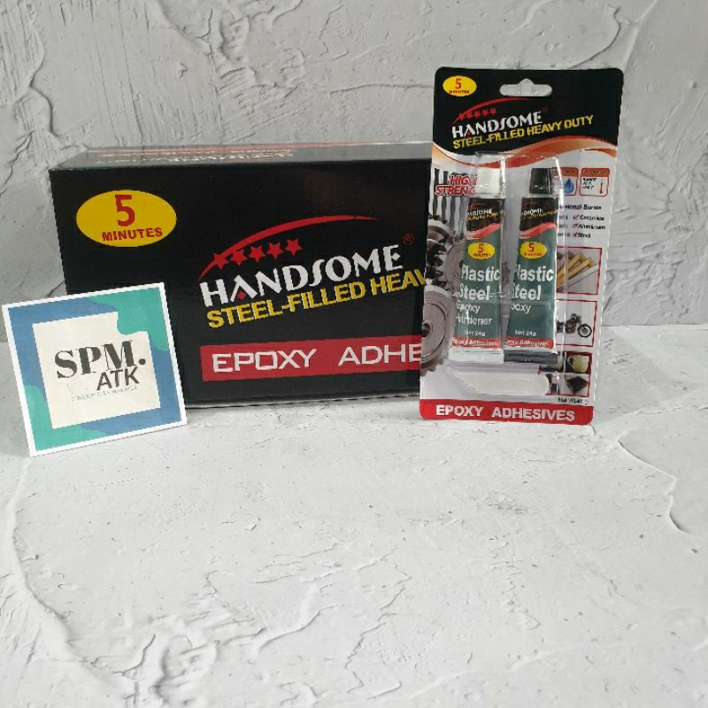 Jual Lem Handsome Epoxy 5 Menit / Lem Campur | Shopee Indonesia