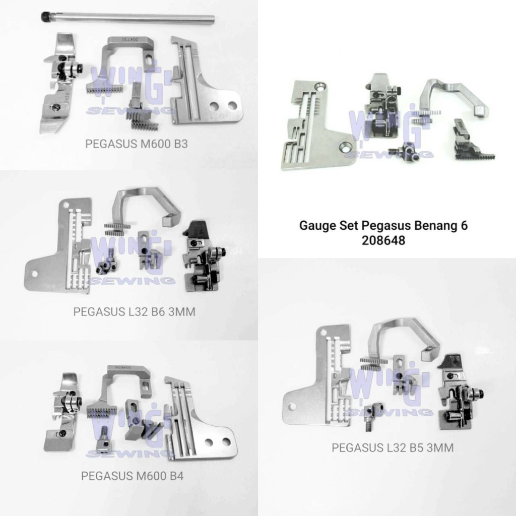 Jual Gauge Set Getset Mesin Jahit Obras Industri PEGASUS | Shopee Indonesia