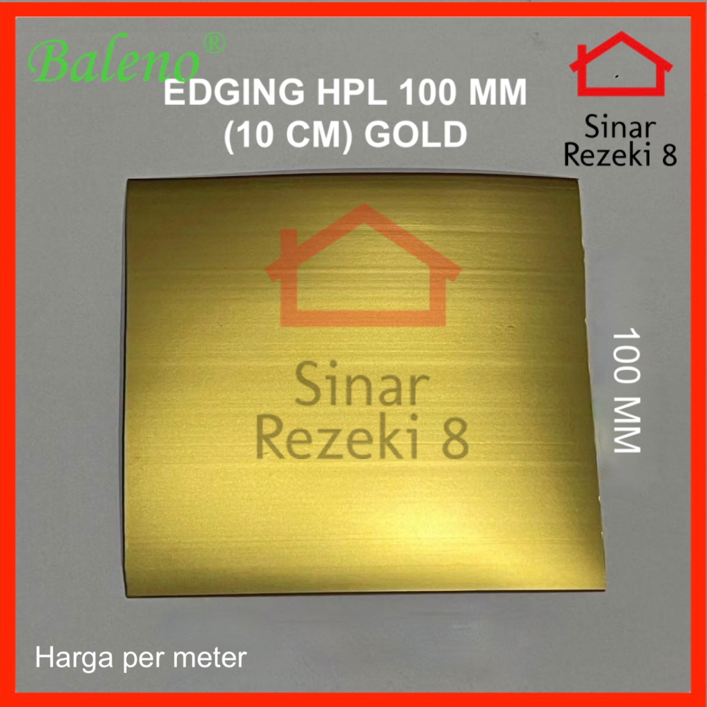 Jual Edging HPL GOLD 100 MM / Emas List Pinggiran Meja Kayu 10 cm ...