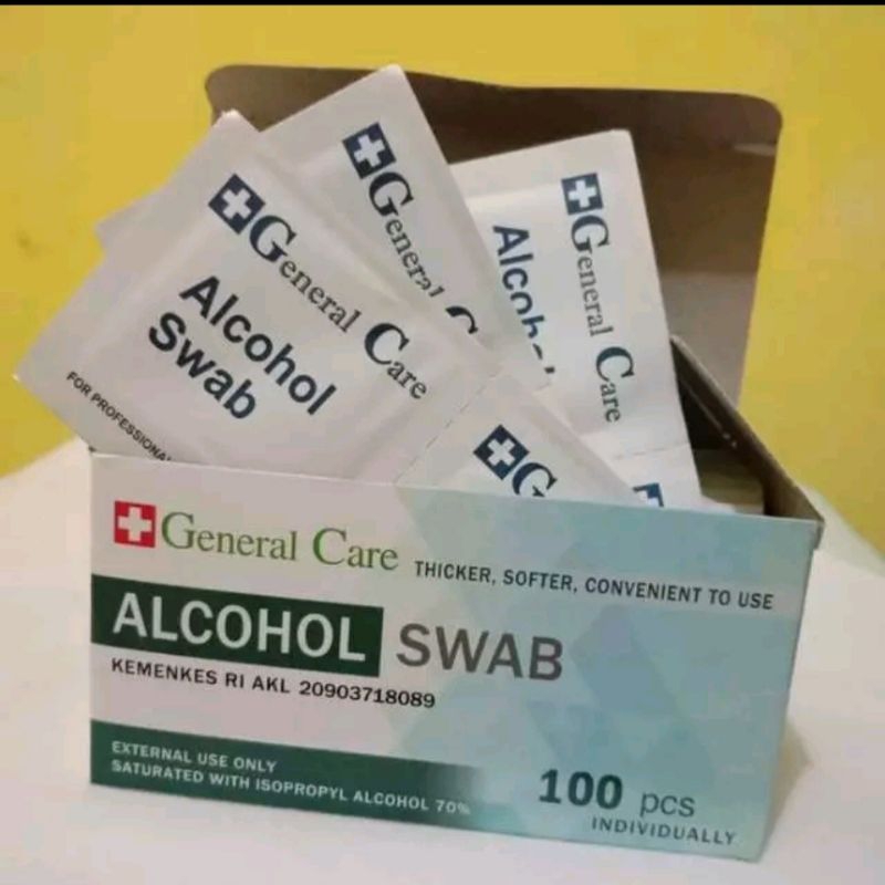 Jual Tissue alcohol / alcohol swab general care | Shopee Indonesia