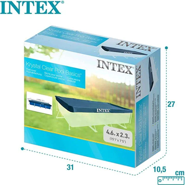 Jual Cover kolam portabel 4.5m x 2.2m INTEX 28039 | Shopee Indonesia