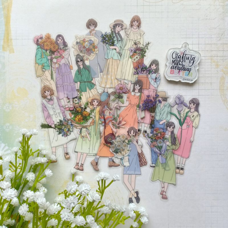 Jual Sticker Gadis Bunda Random (5pc) | Shopee Indonesia