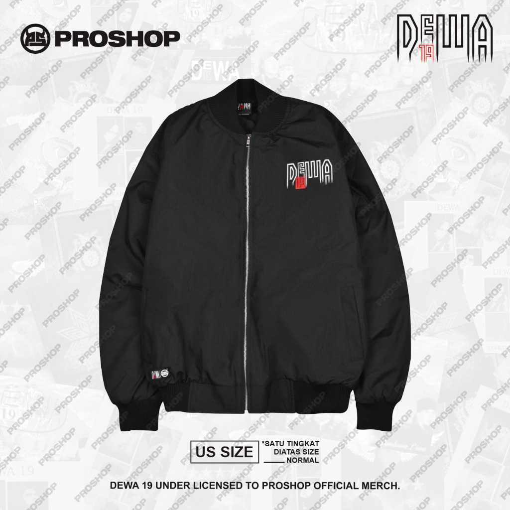 Jual Proshop | Dewa 19 Jacket | Hitam | Shopee Indonesia