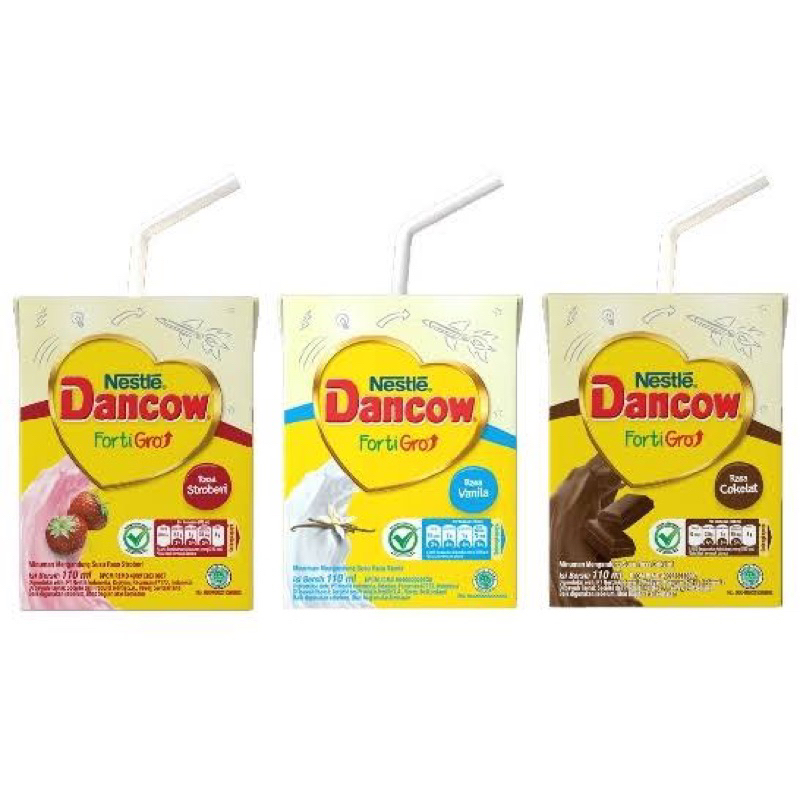 Jual BISA MIX 2 RASA | Susu UHT Nestle Dancow Fortigo kemasan 110 ml ...