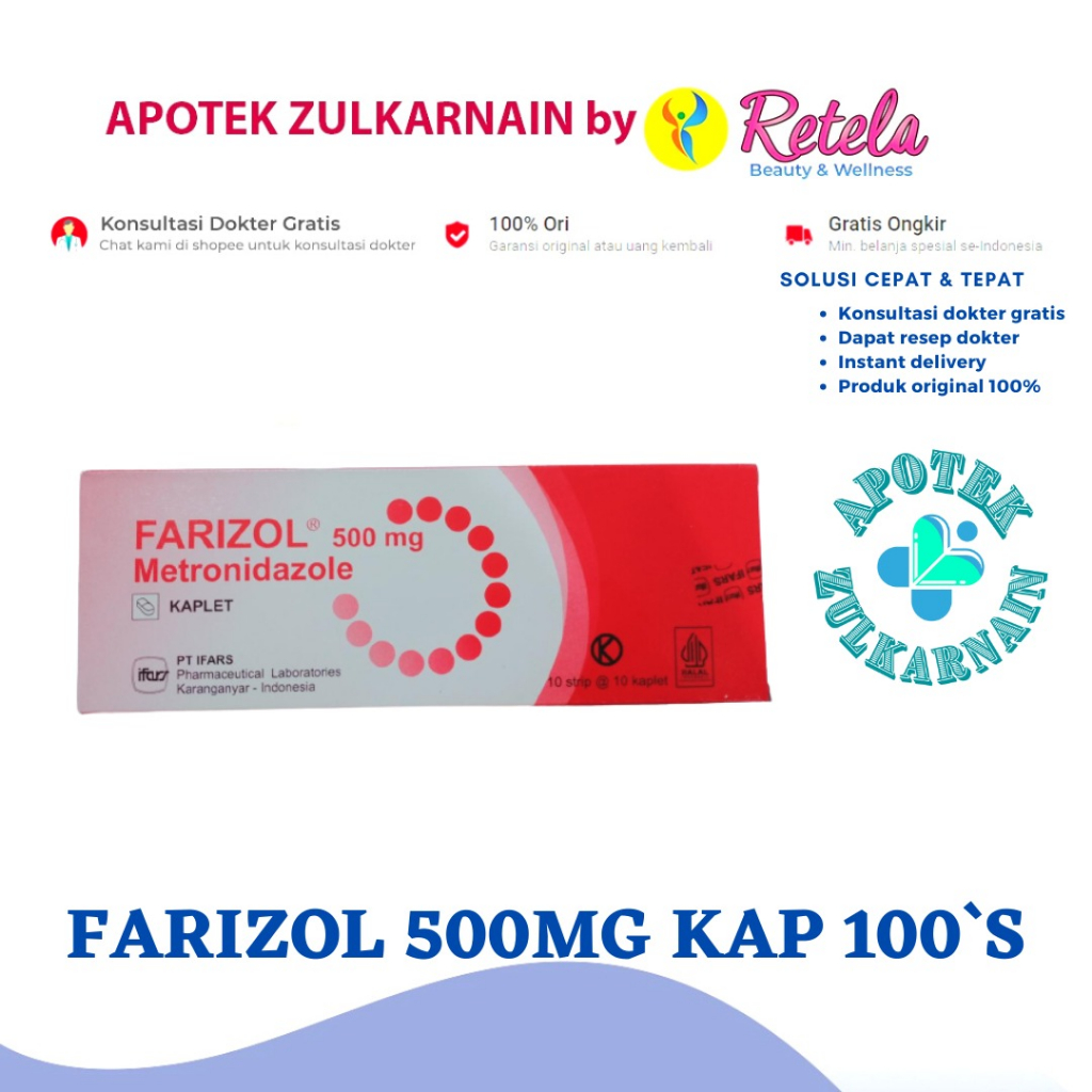Jual Farizol 500Mg Kap 100`S | Shopee Indonesia