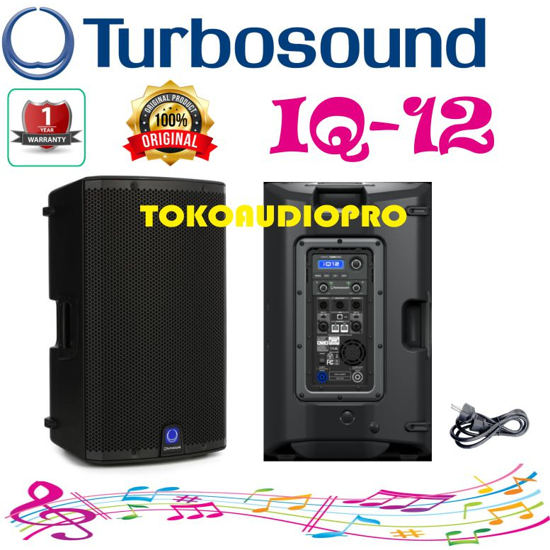 Jual Speaker Turbosound iQ12 2500W 12 inch Powered Speaker Aktif IQ-12 ...