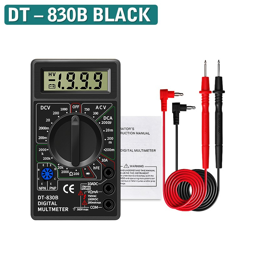 Jual YGRETTE - Digital Multimeter Voltage Tester LCD Backlit 1999 ...