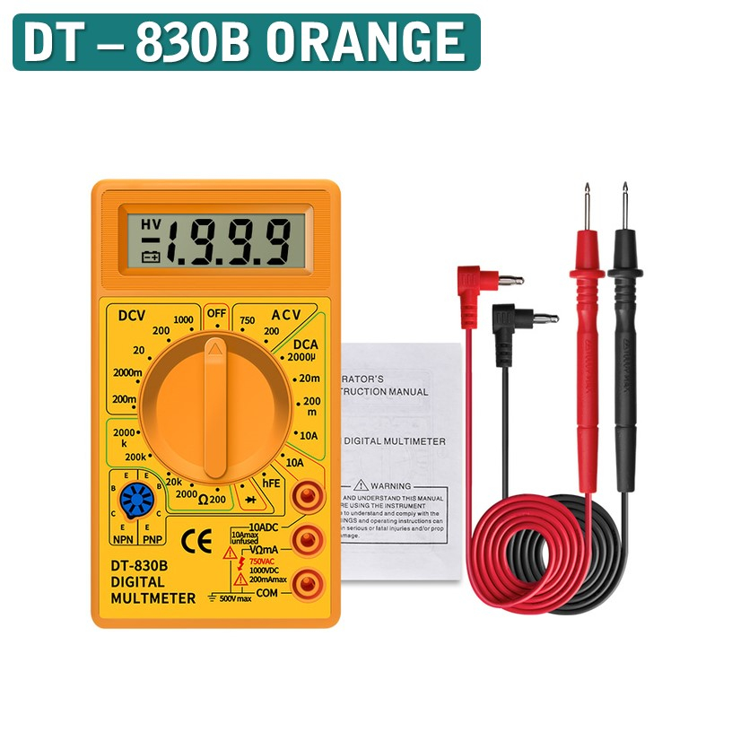 Jual YGRETTE - Digital Multimeter Voltage Tester LCD Backlit 1999 ...