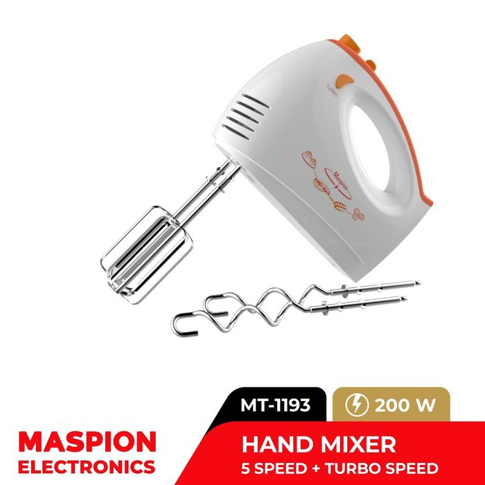 Jual Hand Mixer / Mixer Tangan Maspion MT 1193 200 Watt | Shopee Indonesia