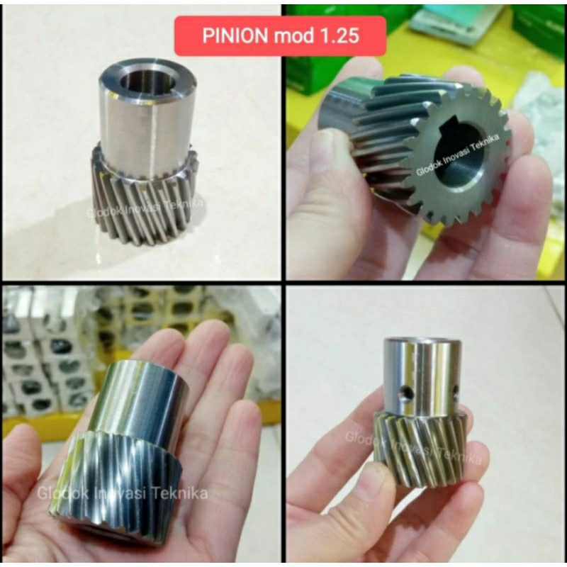 Jual pinion batang rel guide helical gear rack pinion 1.25 CNC router ...