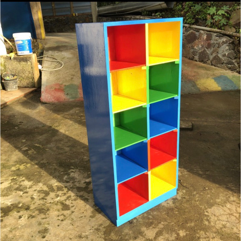 Jual PREMIUM LOKER RAK BUKU SEKOLAH PAUD TK SD LOCKER BARANG TAS ...