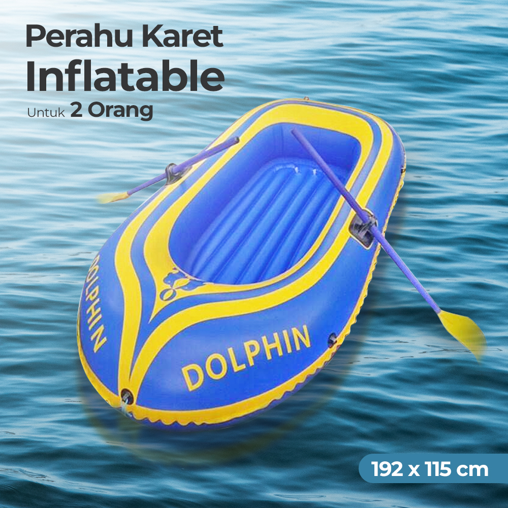 Jual Perahu Karet Inflatable Boat 2 Orang / Perahu Angin Serbaguna ...