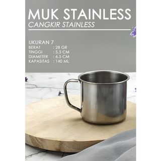 Jual Cangkir mini stainless / mug stainless mini Ukuran 7cm | Shopee ...