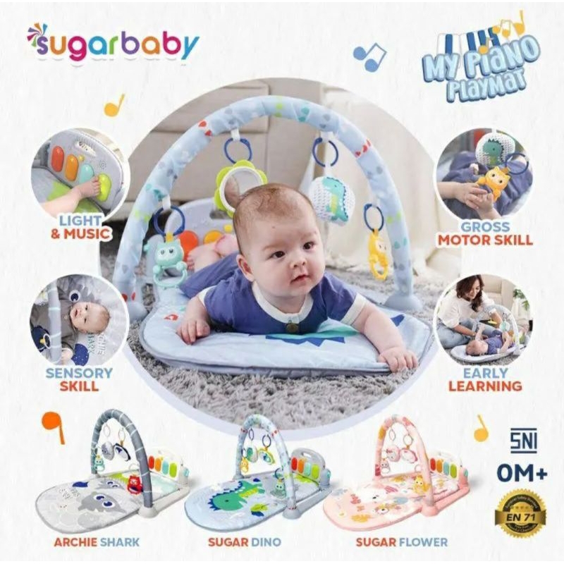 Jual SUGAR BABY 2-in-1 Piano Playmat | Shopee Indonesia