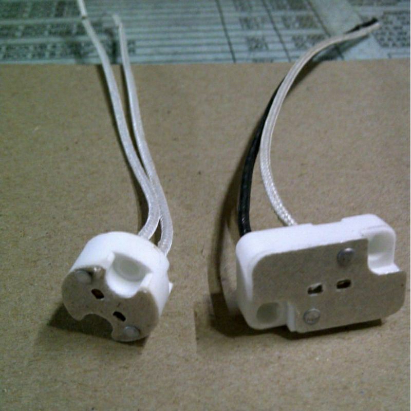Jual Fitting halogen bulat /segi MR16 downlight cucuk soket socket ...