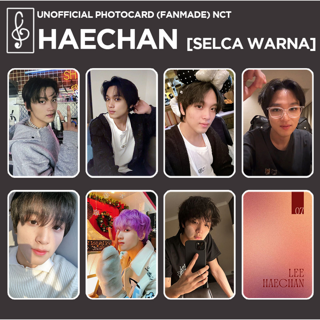 Jual [SELCA WARNA] HAECHAN UNOFFICIAL PHOTOCARD | Shopee Indonesia