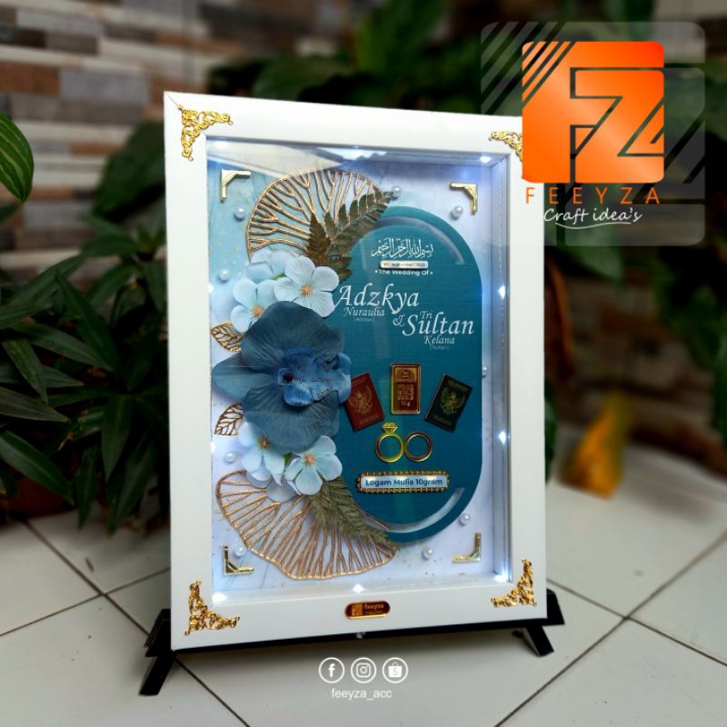 Jual SATU HARI JADI / Mahar Nikah Anggrek Minimalis / Bingkai mahar ...