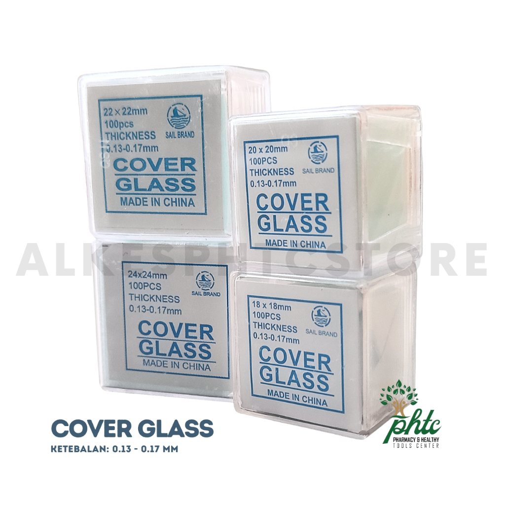 Jual Sail Brand Cover Glass l Deck Glass l Cover Kaca Microskop ...