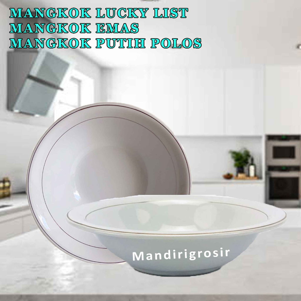 Jual Mangkok Putih Polos * Mangkok Lucky List * Mangkok Serbaguna ...