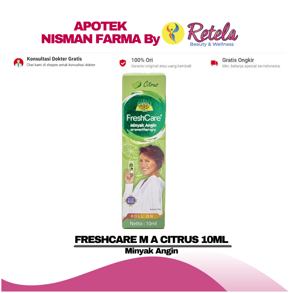 Jual FRESHCARE MINYAK ANGIN CITRUS 10ML (N) | Shopee Indonesia