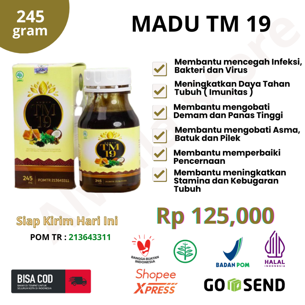 Jual Madu Qustul Hindi TM 19/madu gurah/ spesial dlradang paru | Shopee Indonesia