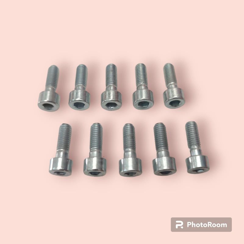 Jual Baut L bulat Baut L4, M5 x12mm Baut socket head socket cap screw ...