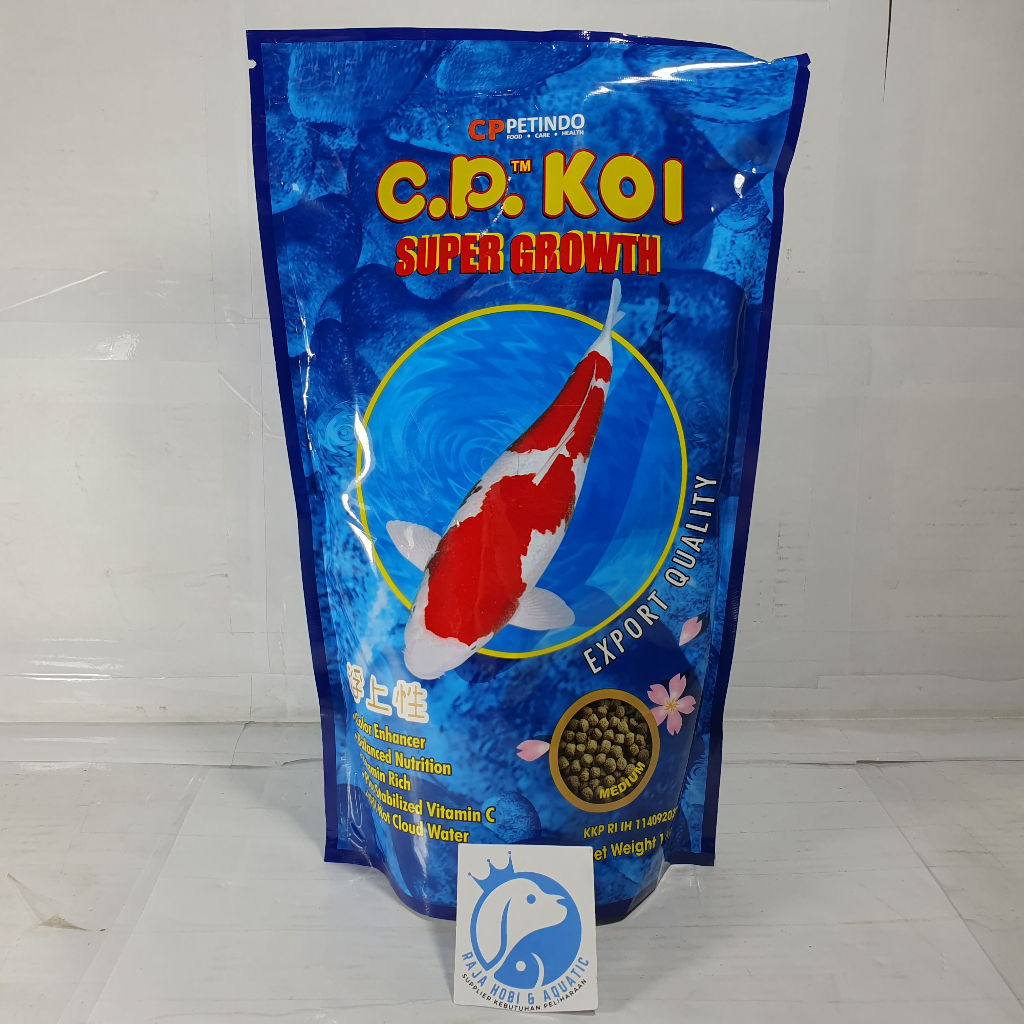 Jual CP PAKAN IKAN HIAS KOI FISH FOOD FLOATING TYPE 5MM 5 MM SUPER ...