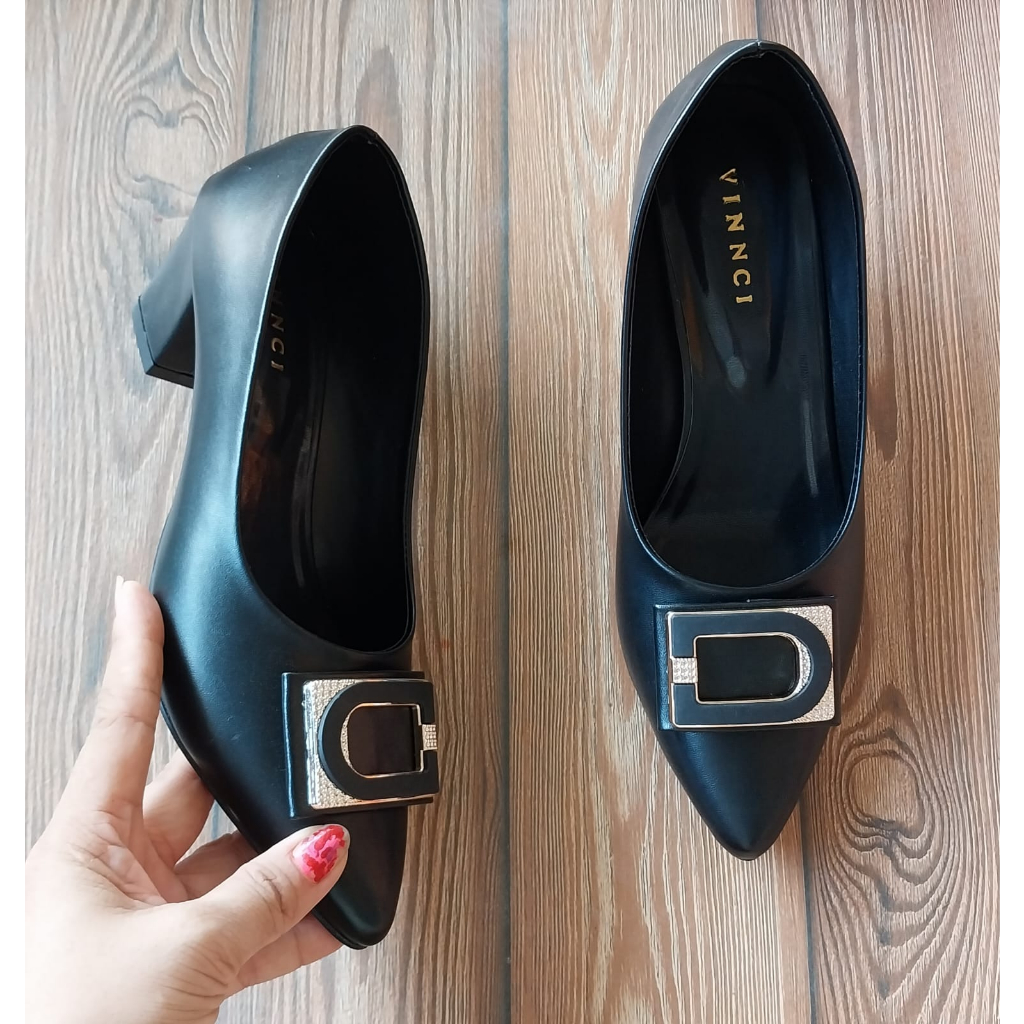 Jual VINNCI PREMIUM ~Sepatu Pantofel Kerja wanita Baru | Shopee Indonesia