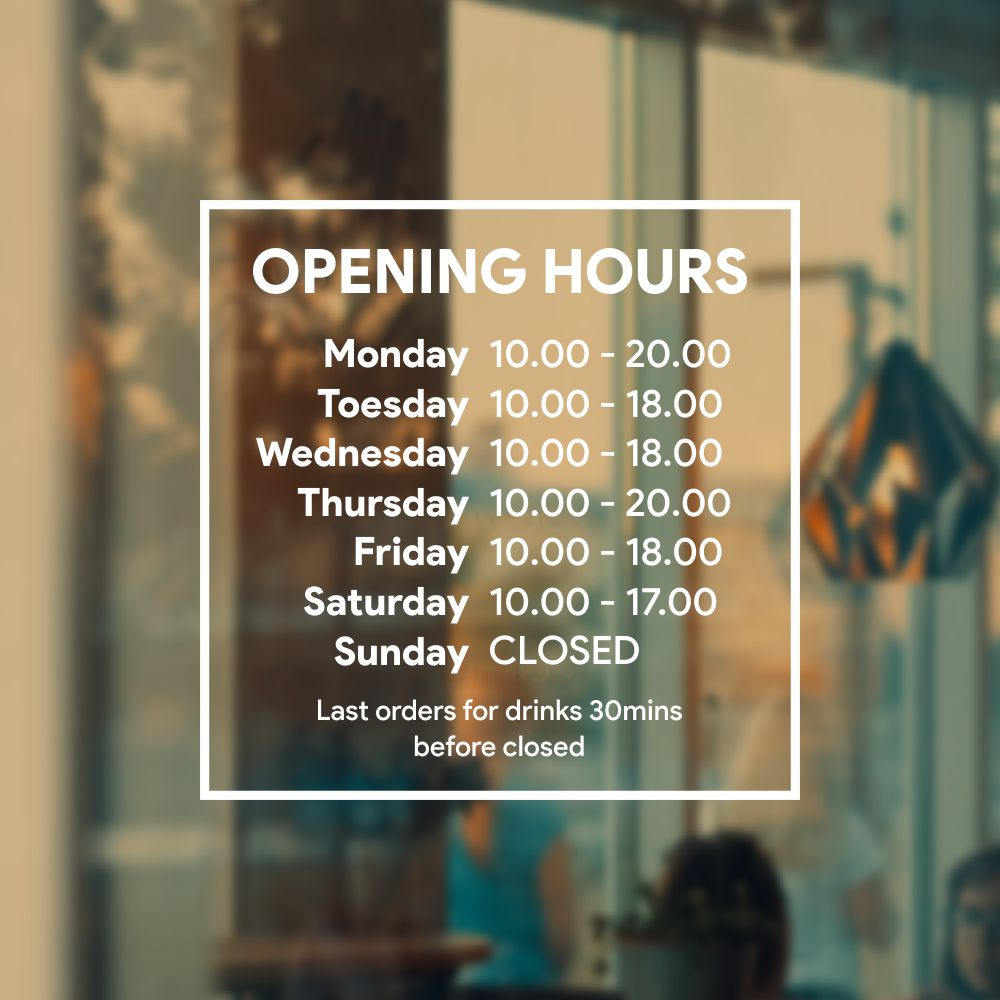 Jual Stiker Kaca Open Closed Jam Buka Toko Kantor Barbershop Cafe ...