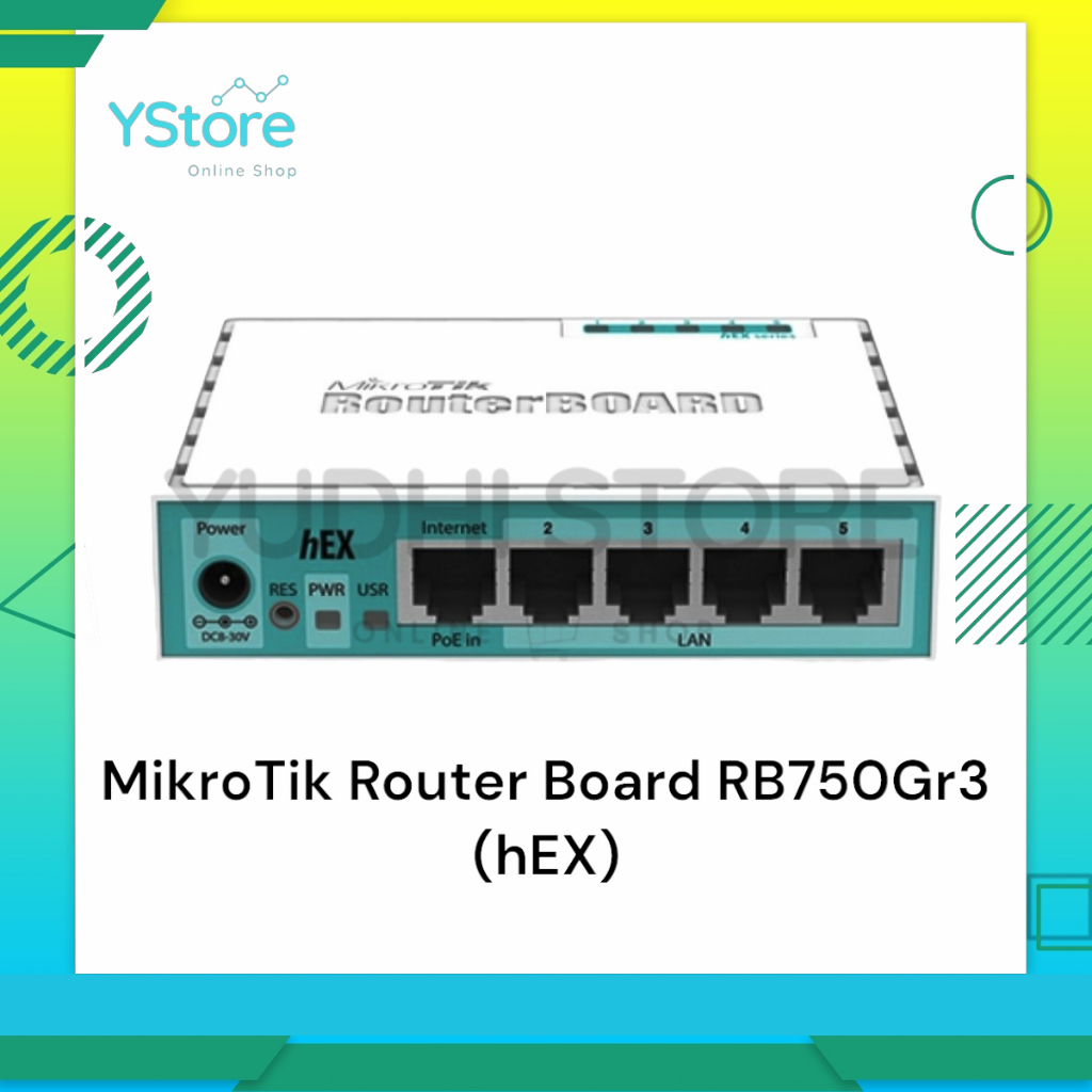 Jual MikroTik Router Board RB750Gr3 (hEX) | Shopee Indonesia