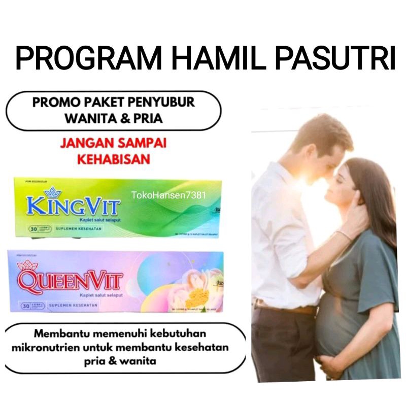 Jual Kingvit Dan Queenvit (Vitamin Penyubur Kandungan) | Shopee Indonesia