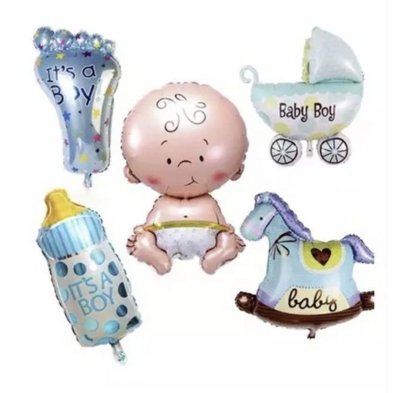 Jual Balon Foil Baby Boy Mini dan Jumbo | Shopee Indonesia