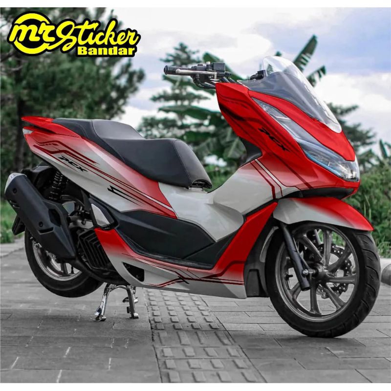 Jual stiker decal variasi Honda PCX 150/160 full body striping variasi ...