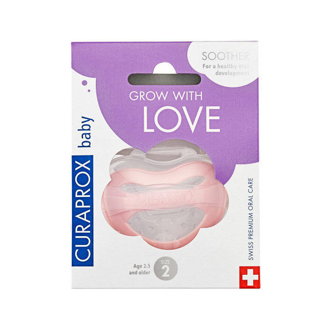 Jual CURAPROX BABY SOOTHER PINK ( EMPENG / PACIFIER ) | Shopee Indonesia