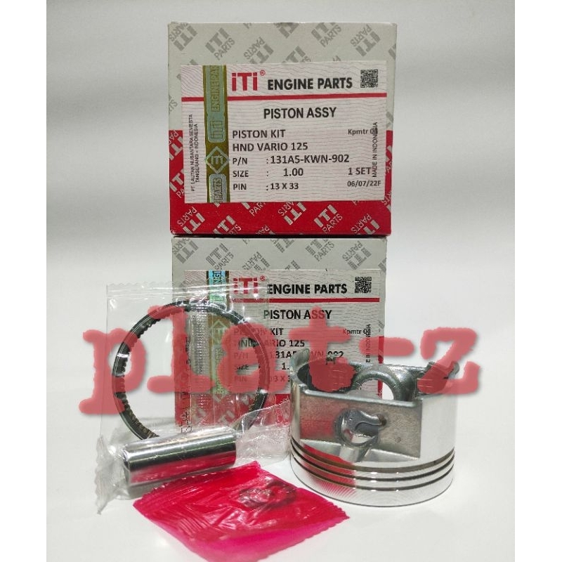 Jual PISTON KIT HONDA VARIO 125 "ITI" | Shopee Indonesia