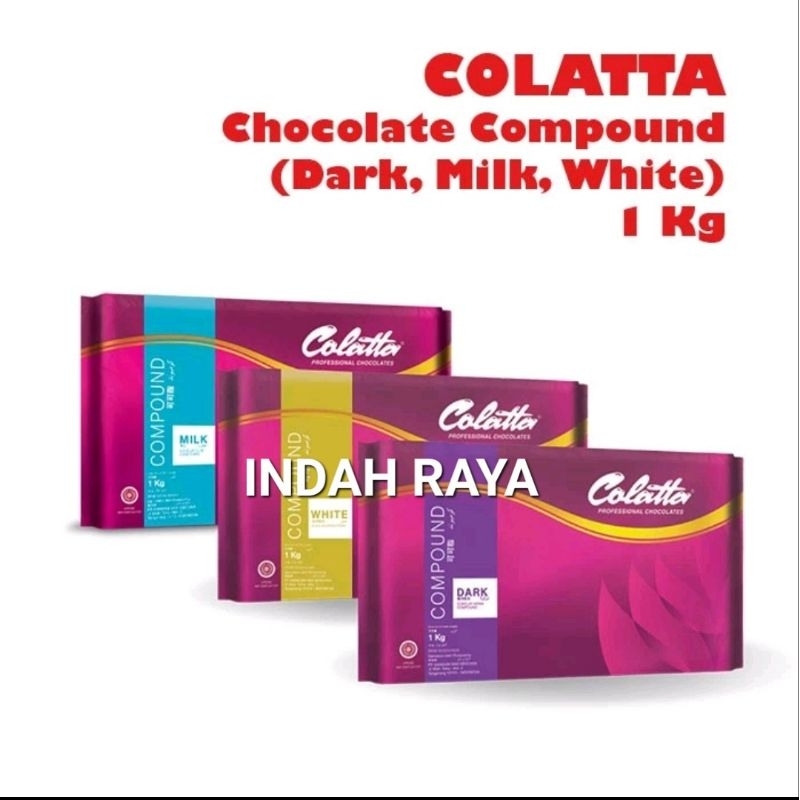 Jual COLATTA CHOCOLATE COMPOUND DARK & MILK, cokelat blok 1kg | Shopee ...