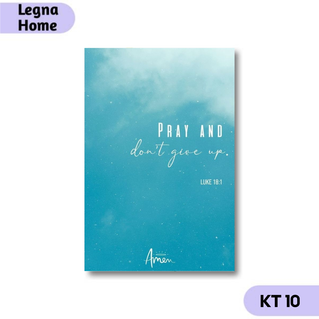 Jual Hiasan Dinding Poster Kayu Kutipan Kitab Injil Bible Crishtian ...