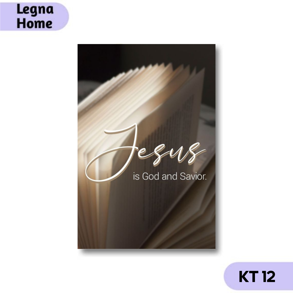 Jual Hiasan Dinding Poster Kayu Kutipan Kitab Injil Bible Crishtian ...