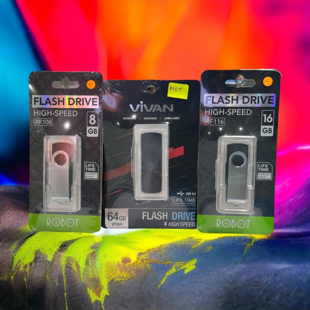 Jual FLASHDISK ROBOT | VIVAN LASH SRIVER 8GB|16 GB| 64 GB USB Drive ...