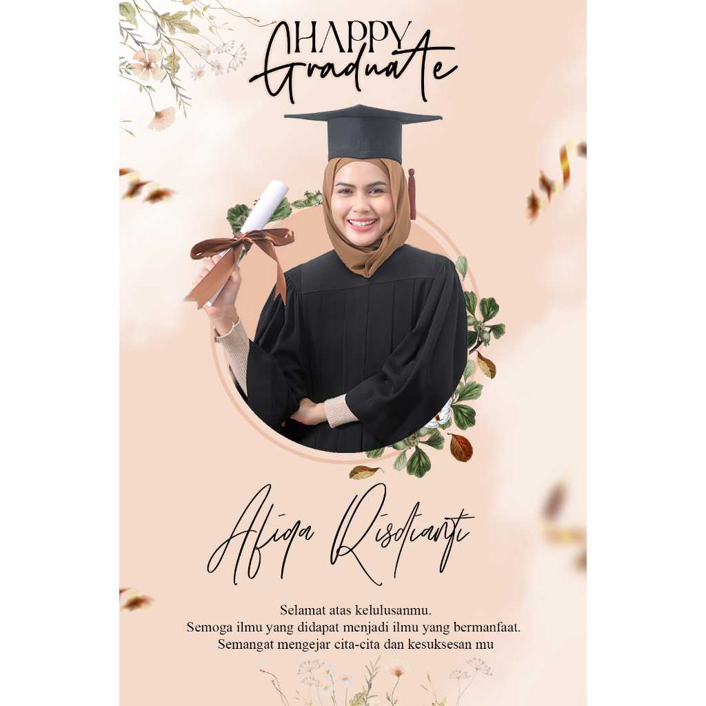 Jual Papan Kayu Hadiah Graduation, Wisuda, Kelulusan Custom Foto ...