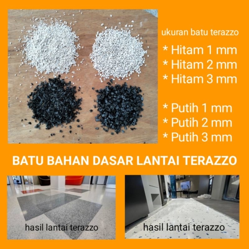 Jual 10 KG BATU TERAZZO / BAHAN LANTAI BATU TERAZZO / BIJI BATU ALAM ...