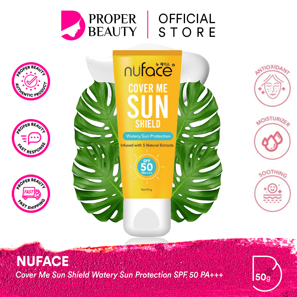Jual NUFACE Cover Me Sun Shield Watery Sun Protection SPF 50 PA ...