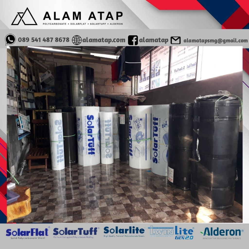 Jual Atap Transparan Solarflat 3mm Solartuff 3mm | Shopee Indonesia