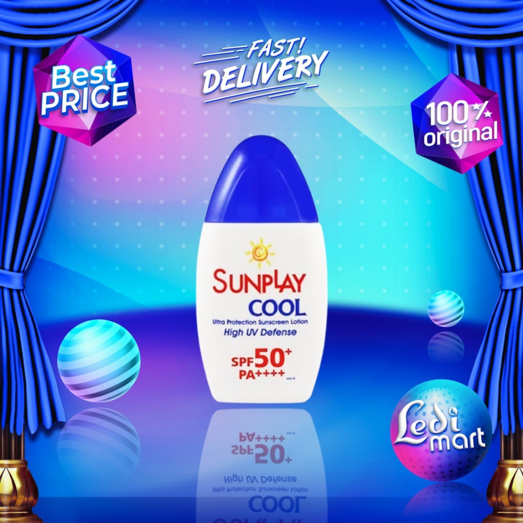 Jual Sunplay High Uv Defence Sunscreen Cool Lotion Spf50 30gr Biru ...