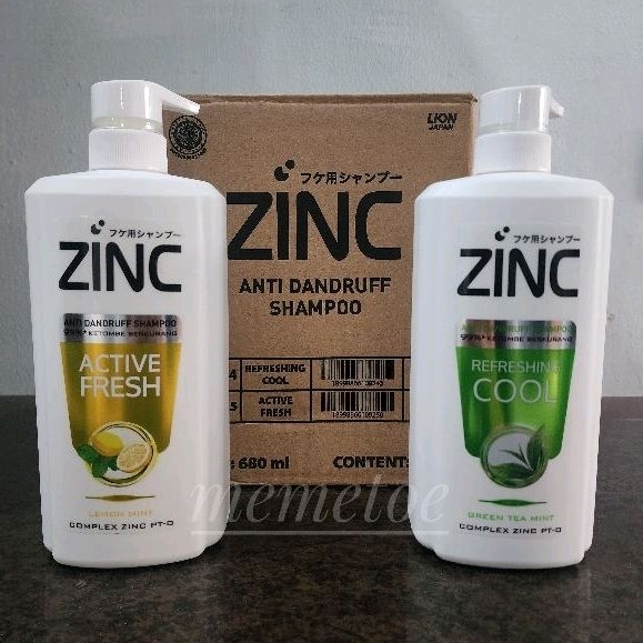 Jual Shampoo Zinc Active Fresh / Refreshing Cool 680ml | Shopee Indonesia