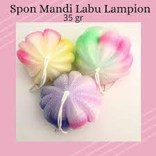 Jual Spon Mandi Labu / Spon Mandi Lampion Manggis Blewah 35 Gram ...