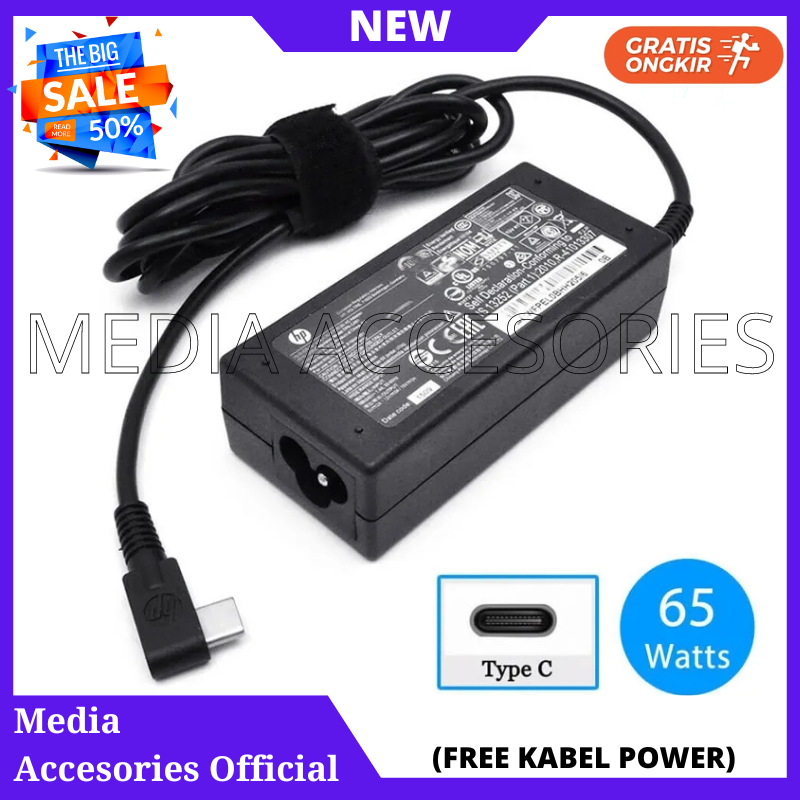 Jual Adaptor Charger Laptop HP Spectre X360 Pro X2 612 G2 TPN-CA06 Type ...